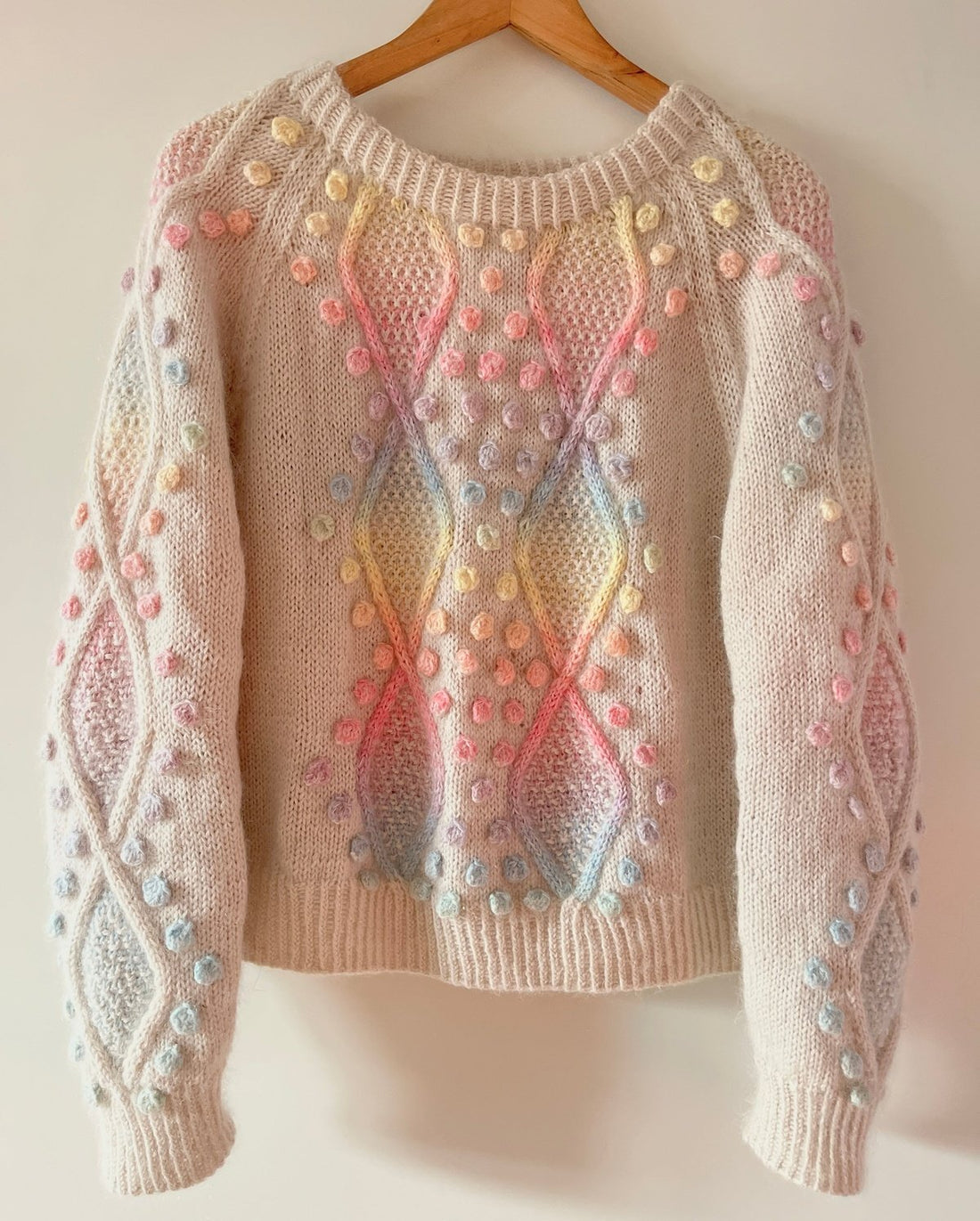 Diamonds And Pearls Sweater Colour English – Popknit