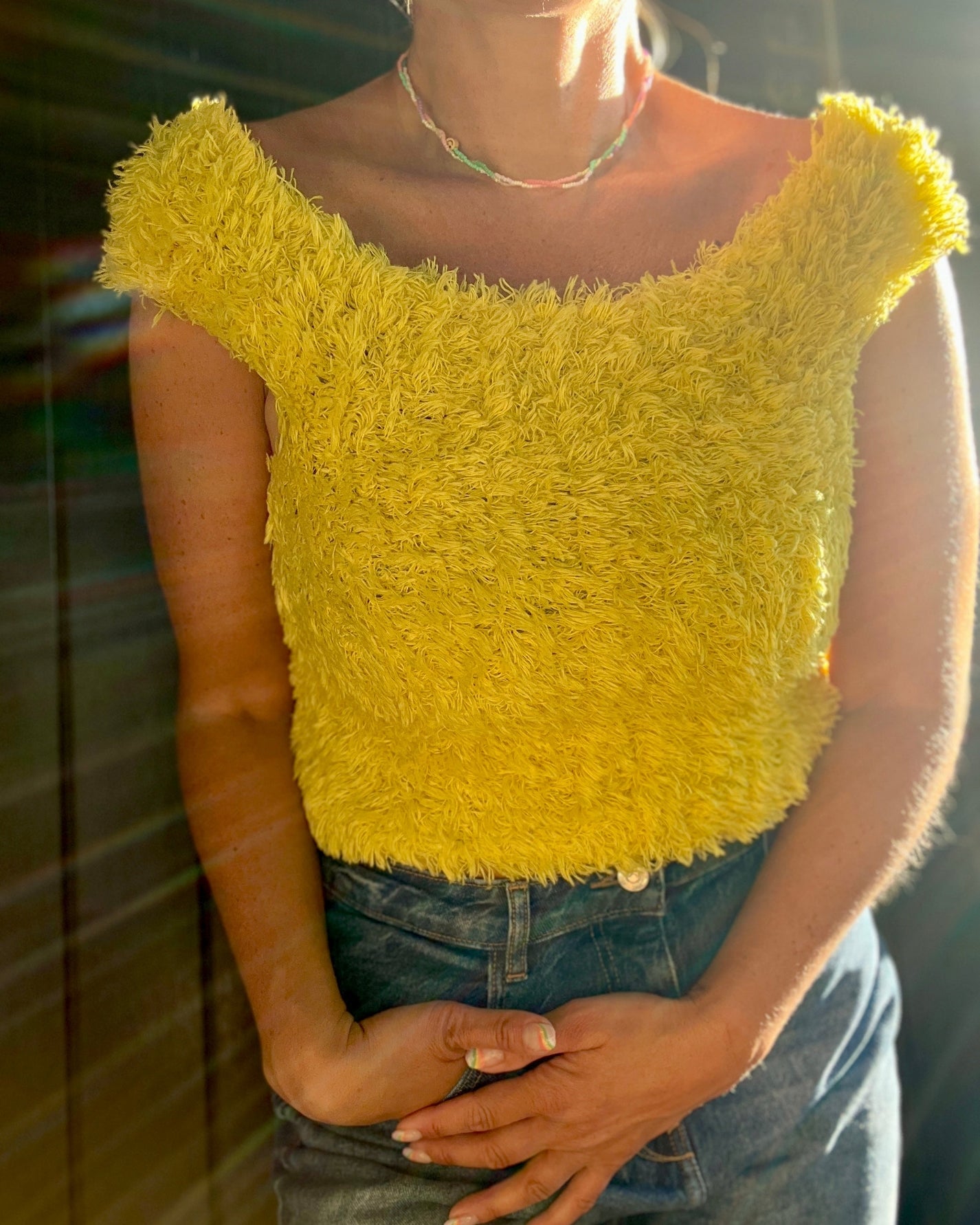 The One That I Want Top English – Popknit